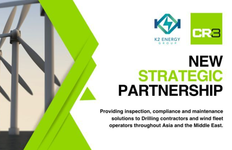 CR3 Announces Strategic Partnership with K2 Energy Group
