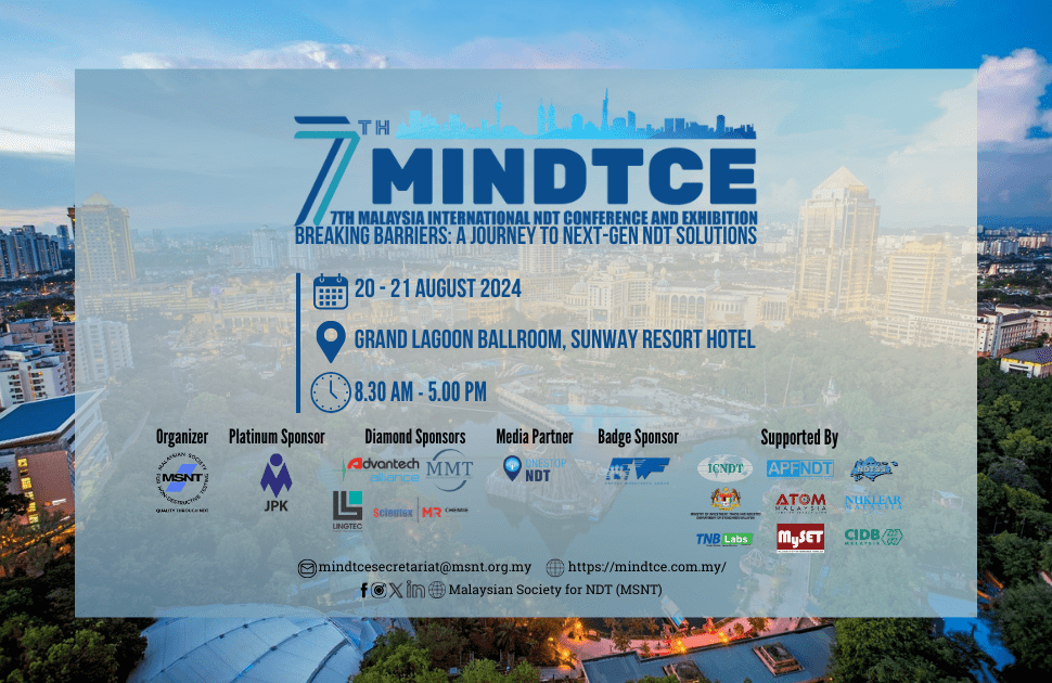 Discover Future of NDT At 7th MINDTCE - OnestopNDT