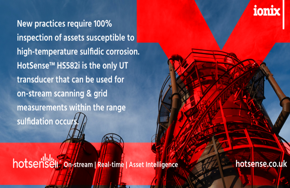 Ultrasonic, on-stream, detection and monitoring of sulfidation ...